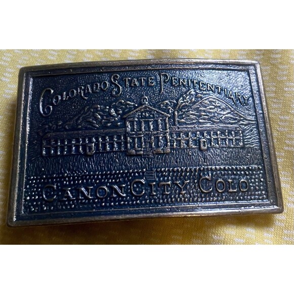 Accessories | Vintage Old Colorado State Penitentiary Brass Western ...
